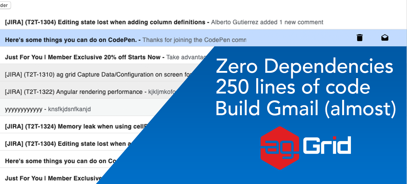 Building An Email Client With Ag Grid