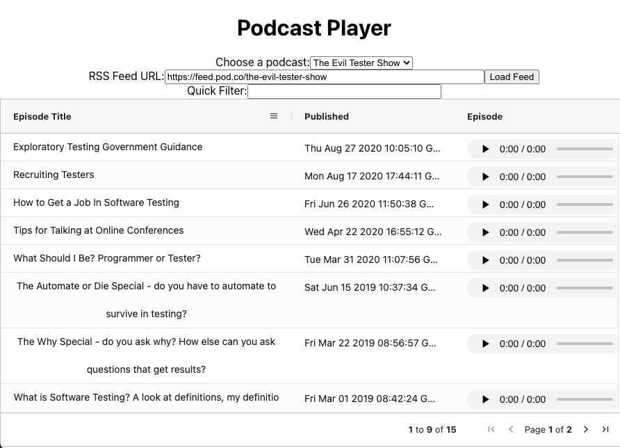 How To Write A Podcast App Using JavaScript React And AG Grid