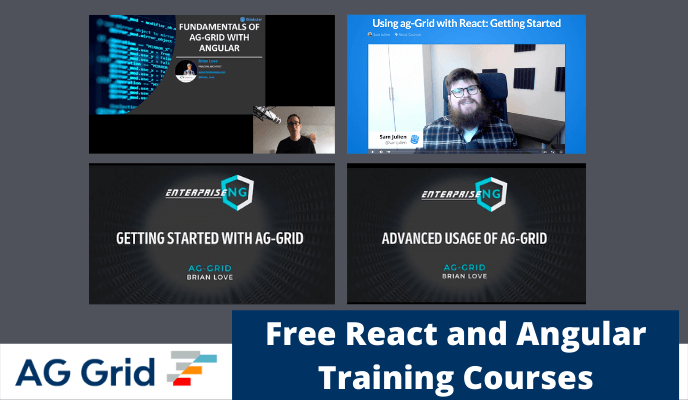 Free Online Training Courses And Tutorials For React Angular And AG Grid
