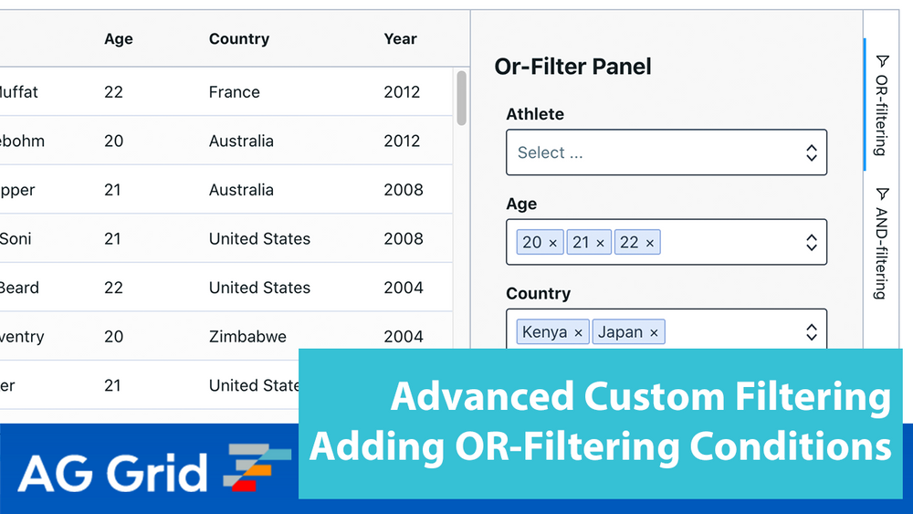 Advanced Filtering In Ag Grid Using Or Filtering Conditions 9625