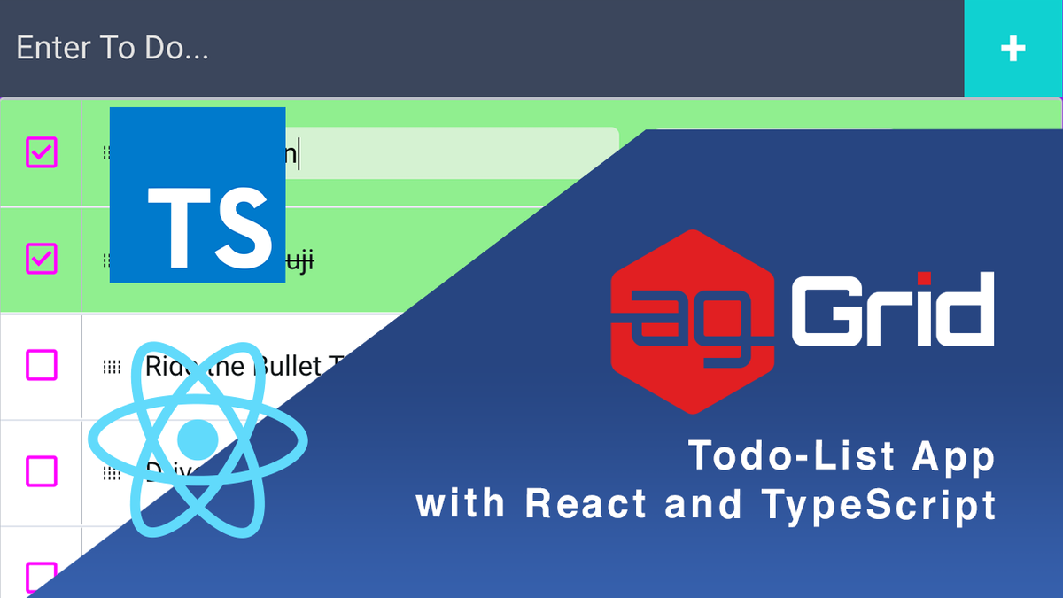 Take full control of editing in ag-Grid