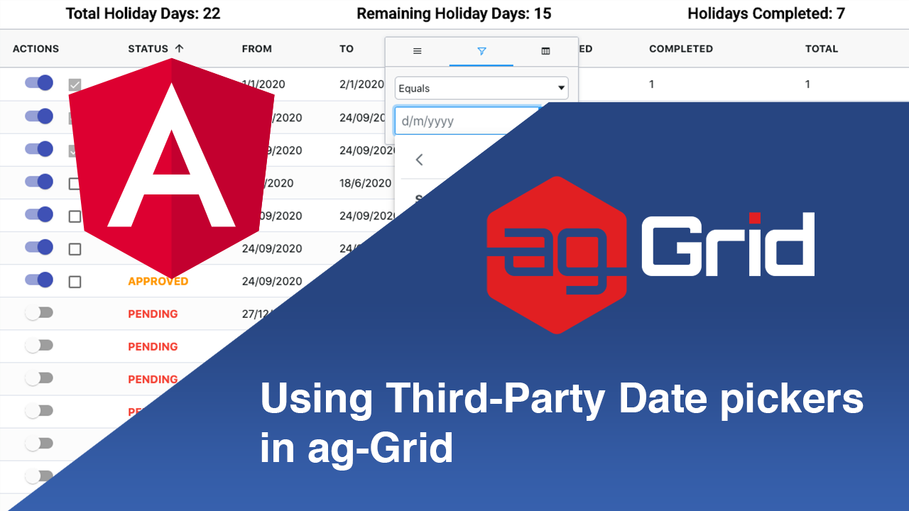 Angular data grid blog posts