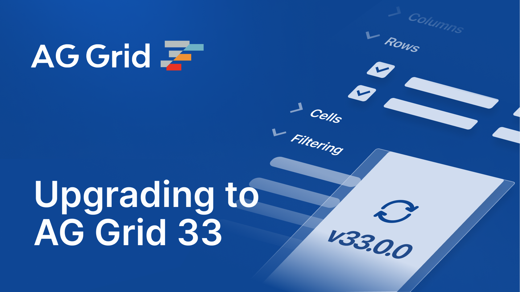 What's New in AG Grid 33